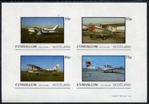 Stamp: Aircraft (Scotland, Eynhallow: Cinderella Stamps(Light Aircraft ...