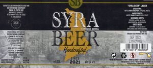 Drink Label: Syra Beer (33 Brewing Company, GreeceCol:GR-BEER-001236
