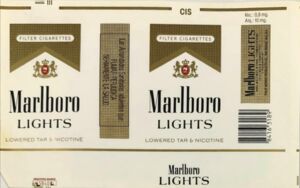 Cigarette Pack: Marlboro Lights (Spain(Marlboro Lights) Col:ES-CT-0225