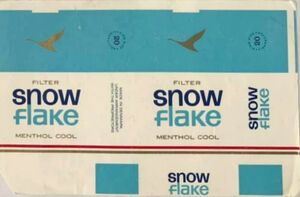 Cigarette Pack: Snow Flake (DenmarkCol:DK-CT-0063