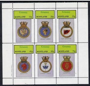 Stamp: Ships Crests (Scotland, Grunay: Cinderella Stamps(Ships Crests ...