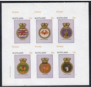 Stamp: Ships Crests (Scotland, Grunay: Cinderella Stamps(Ships Crests ...