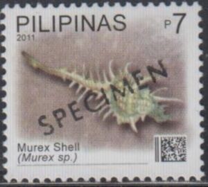 Stamp: Murex (Murex sp.) (Philippines(Marine Biodiversity Definitives (2010-2013)) Mi:PH SPC4565
