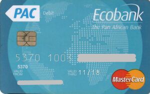 Bank Card: Ecobank - PAC (Ecobank, NigeriaCol:NG-MC-0004