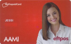 Gift Card: AAMI - Jessi (Eftpos cards, Australia(My Prepaid Card) Col ...