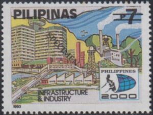 Stamp: Infrastructure and Industry (Philippines(Philippines 2000) Mi:PH ...