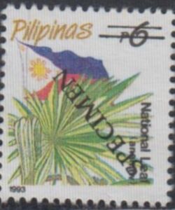 Stamp: National leaf (Anahaw) (Philippines(Philippine Flag and National ...
