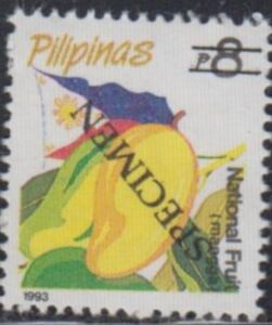 Stamp: National fruit Mango (Mangifera indica) (Philippines(Philippine ...