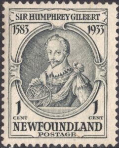 Stamp: Sir Humphrey Gilbert (1539-1583) (Newfoundland(350th Anniversary of Annexation by Sir ...