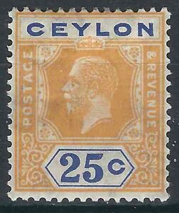 Stamp: King George V. (Ceylon(King George V (1923-1926)) Sn:LK 238a,Sg ...