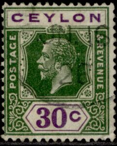 Stamp: King George V. (Ceylon(King George V (1923-1926)) Sn:LK 239a,Sg ...