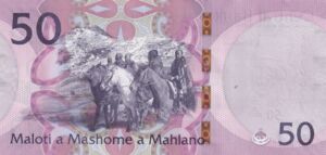 Banknote: 50 Maloti (Lesotho(2010-2022 Issue) Wor:P-23c