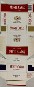 Cigarette Pack: Monte Carlo (Germany, Federal RepublicCol:DE-CT-0353