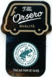 Fruit Sticker: F.lli Orsero Qualita (ItalyCol:IT-FR-01329