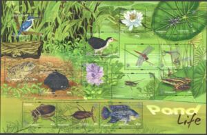 Stamp: Pond Life Definitive Collectors Sheet (Singapore(Pond Life ...