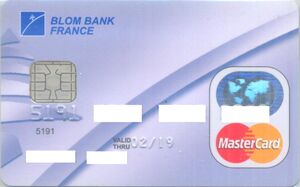 Bank Card: Bloom Bank France (Bloom Bank France, RomaniaCol:RO-MC-0387