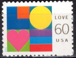 Stamp: LOVE (United States of America(Love - 2002 Series) Mi:US 3632BA ...