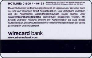 Gift Card: Wunschkarte (Edeka, Germany, Federal Republic(First series ...