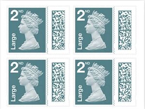 Briefmarke: Queen Elizabeth II M22L MFIL (Großbritannien(Queen Elizabeth II - Security Machin ...