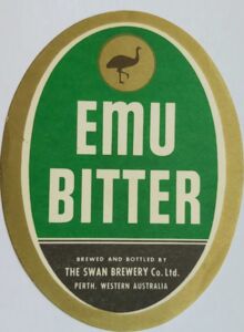 Drink Label: Emu Bitter (Swan brewery co.ltd., AustraliaCol:AU-BEER-000313