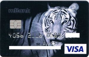 Bank Card: Tiger (BRE Bank SA/MultiBank/mBank, PolandCol:PL-VI-0533.02