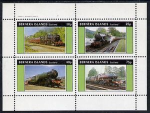 Stamp: Locomotives (Scotland, Bernera Island: Cinderella Stamps(Trains ...