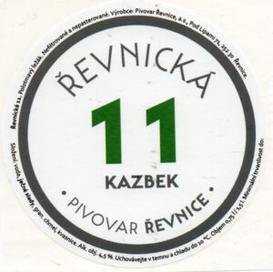 Popis nápoju: Řevnická 11 Kazbek (Pivovar Řevnice, Česká republikaCol ...