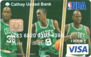 Bank Card: Nba (Cathay United Bank, Taiwan (Republic of China)Col:TW-VI ...