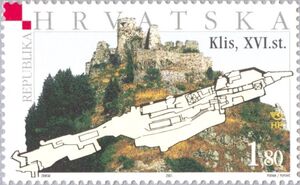 切手: Klis (クロアチア(Towers and Fortresses (I)) Mi:HR 587,Sn:HR 467,Yt:HR ...