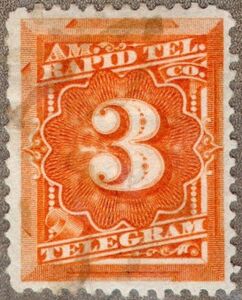 Stamp: American Rapid Telegraph Co. - Telegram (United States of ...