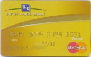 Bank Card: Fift Third Bank Master Card (Fifth Third Bank, United States ...