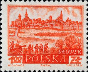Stamp: Slupsk (Poland(Historic Towns 1960) Mi:PL 1196,Sn:PL 956,Yt:PL ...
