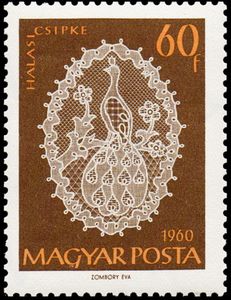 Stamp: Halas Lace (Hungary(Halas Lace) Mi:HU 1663A,Sn:HU 1295,Yt:HU ...