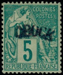 Stamp: Type Alphée Dubois overprint (Obock(French Colonies stamps ...