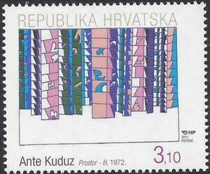 Stamp: Ante Kuduz (Croatia(Croatian Art 2011.) Mi:HR 1015,Sn:HR 820,Sg ...