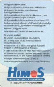 Transport Ticket: Himos Axess (Himos - Ski Resort, Finland(Himos) Col ...