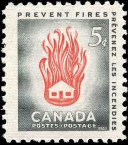 Stamp: Fire Prevention Week (CanadaMi:CA 311,Sn:CA 364,Yt:CA 291,Sg:CA 490