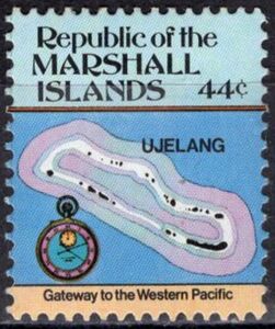 Stamp: Ujelang (Marshall Islands(Maps and Navigation) Mi:MH 44A,Sn:MH ...
