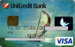 Bank Card: UniCreditBank - Visa (UniCredit Bank, SloveniaCol:SI-VI-0021