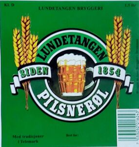 Drink Label: Lundetangen Pilsnerol (Lundetangens Bryggeri, NorwayCol:NO-BEER-000734