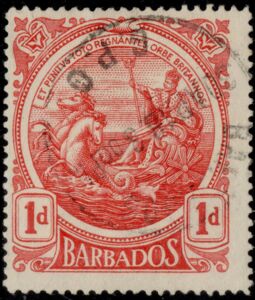 Stamp: Seal of the Colony - Large Format (Barbados(Seal of the Colony ...
