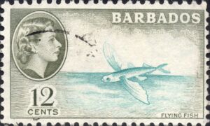 Bélyeg: Flying Fish (Exocoetidae) (Barbados(Queen Elizabeth II and ...