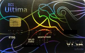 Bank Card: BCS Ultima (BCS Bank, RussiaCol:RU-VI-2333.01