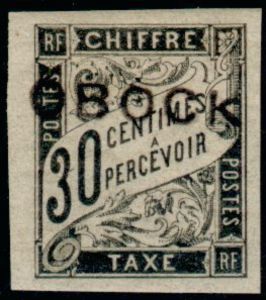 Stamp: Type Duval overprint (Obock(Postage due stamps- 1892) Mi:FR-OB ...