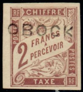 Stamp: Tax (Obock(Postage due stamps- 1892) Mi:FR-OB P13,Sn:FR-OB J17 ...