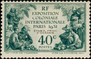 Stamp: People of the French Colonies (French Oceania(Colonial ...