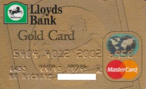 Bank Card: Gold Card (Lloyds TSB, United Kingdom of Great Britain ...
