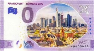 Banknotas: 0€ Germany-Frankfurt - Römerberg (Fantastinė laida ...