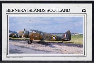 Stamp: Aircraft (Scotland, Bernera Island: Cinderella Stamps(Aircraft ...
