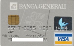 Bank Card: Banca Generali (Banca Generali, ItalyCol:IT-VI-0113